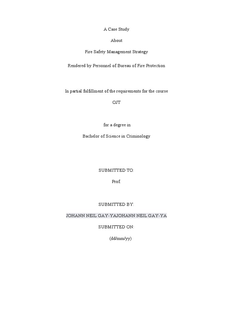 BFP Case Study | PDF