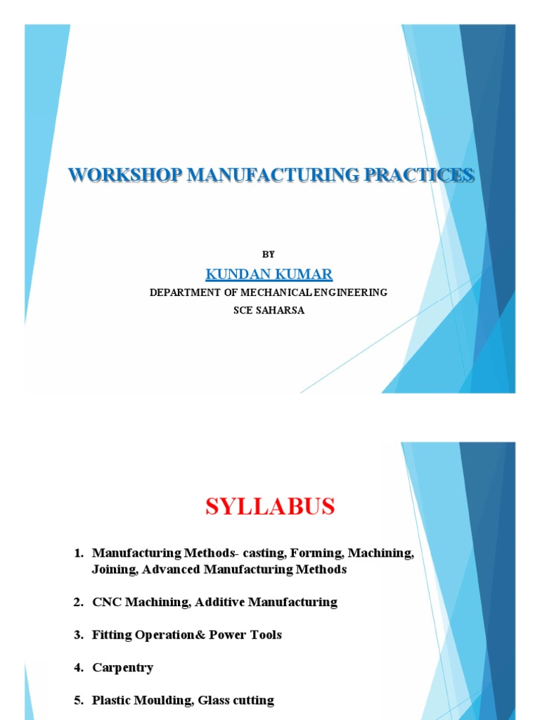 Smithing Tools in Workshop Practices | PDF