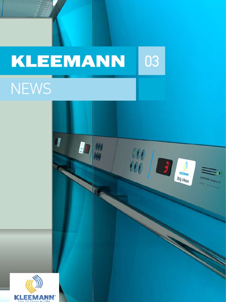 Kleemann News ISSUE #03 (English Version) | PDF | Elevator | Efficient Energy Use
