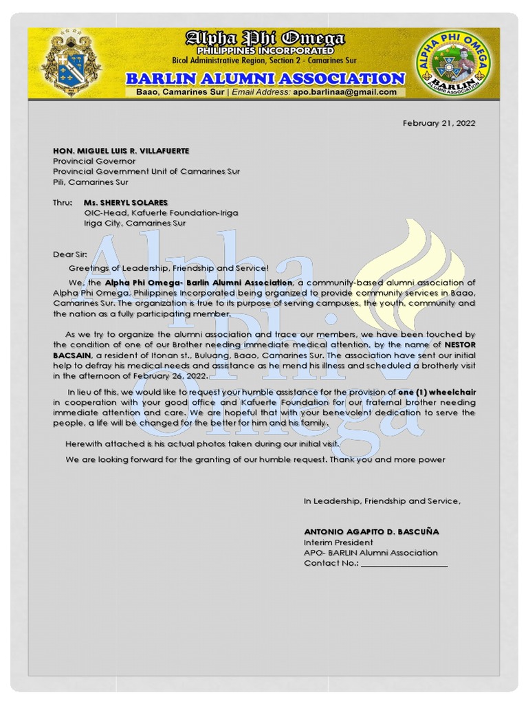 APO- BARLIN LETTER_Kafuerte | PDF