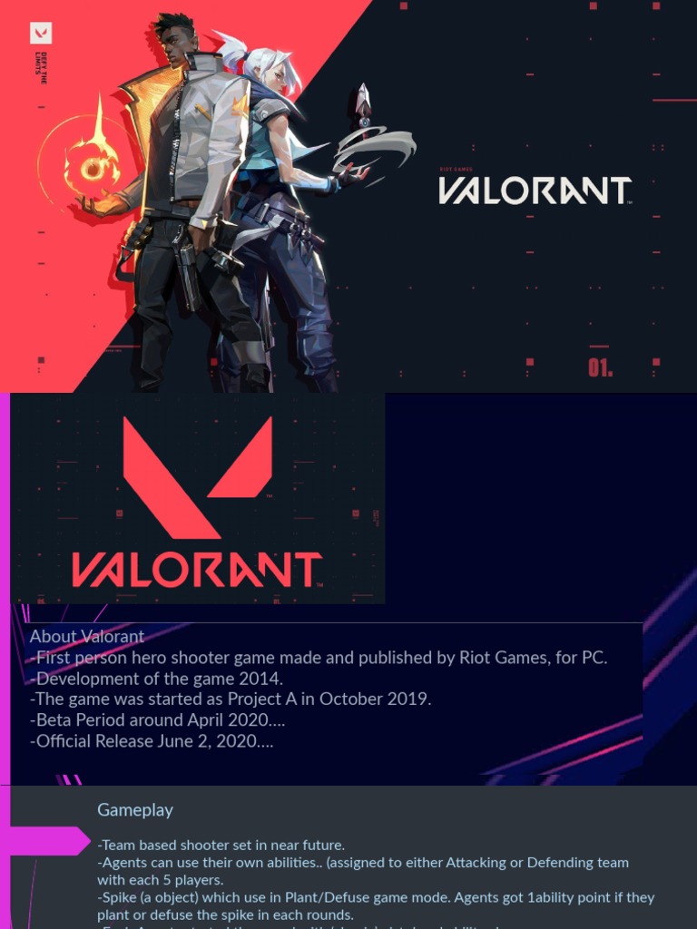 Valorant Presentation | PDF | Video Game Gameplay | Game Design