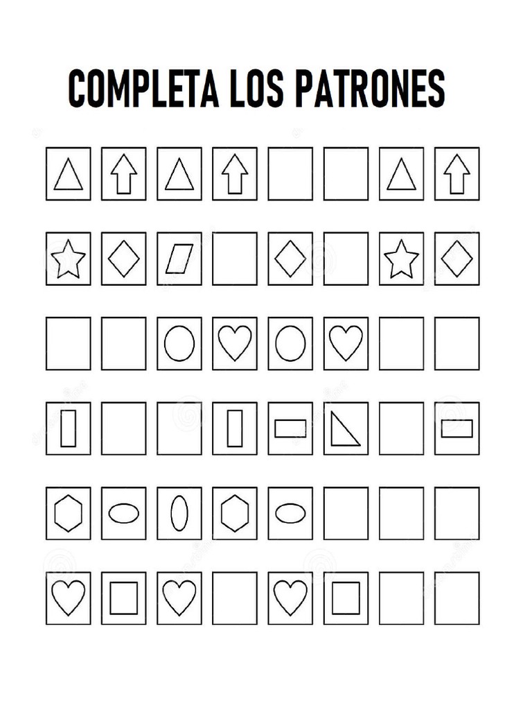 Guia de Patrones Pensamiento Matemático | PDF