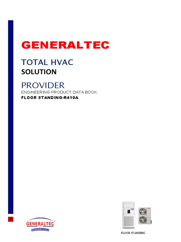 Generaltec Floor Standing AC Specs | PDF | Mechanical Engineering ...