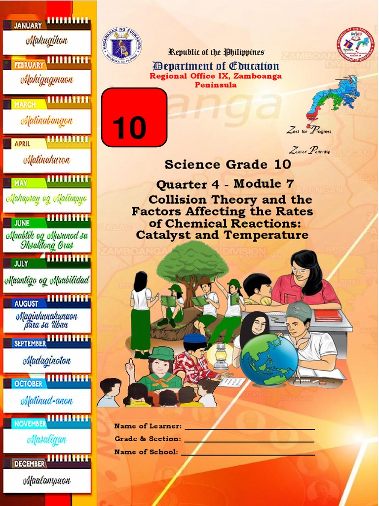 Science Grade 10: Department of Education | PDF | Reaction Rate ...