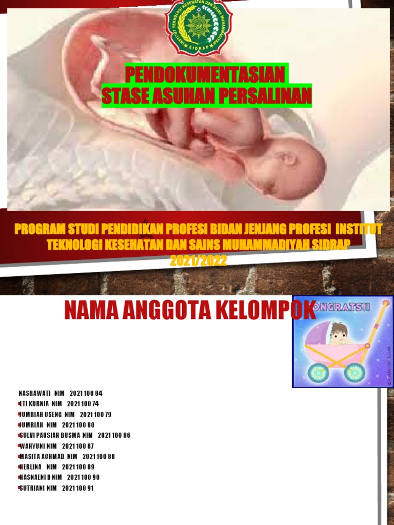 Format PPT Kasus Persalinan | PDF | Pengembangan Diri | Kesehatan Holistik