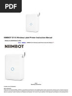 d11 Wireless Label Printer Manual | PDF | Printer (Computing) | Bluetooth