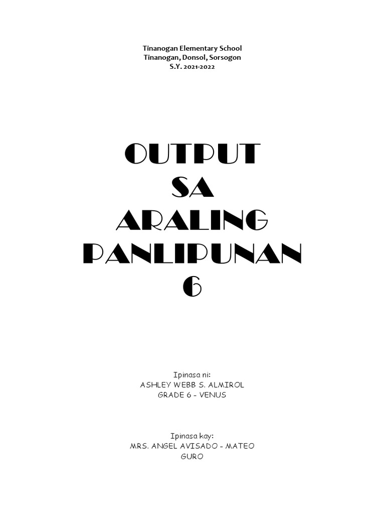 Ashley Output | PDF