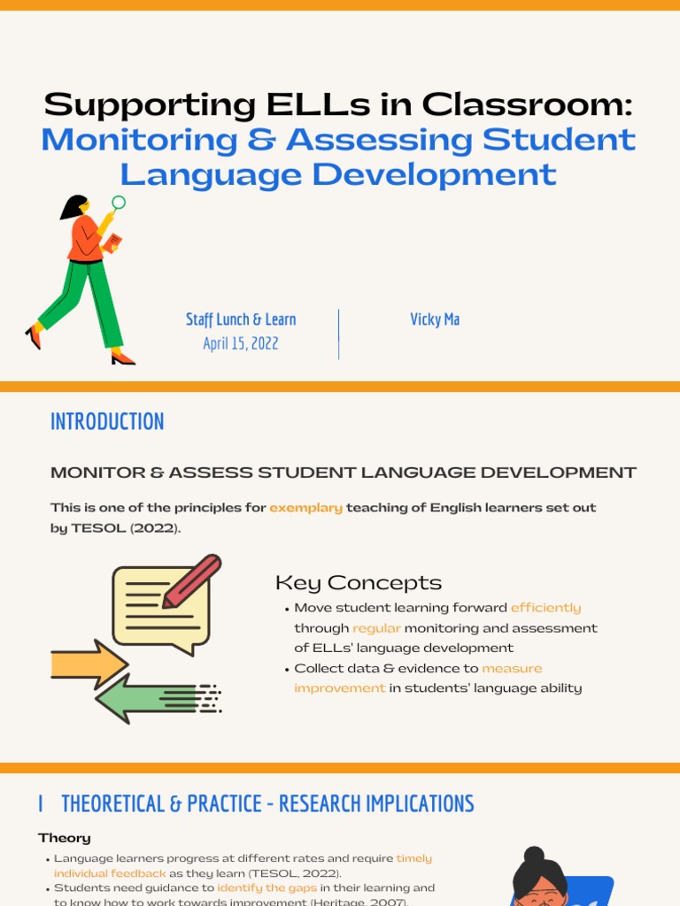 Exploring Principle 5 Monitor Assess Student Language Development | PDF ...