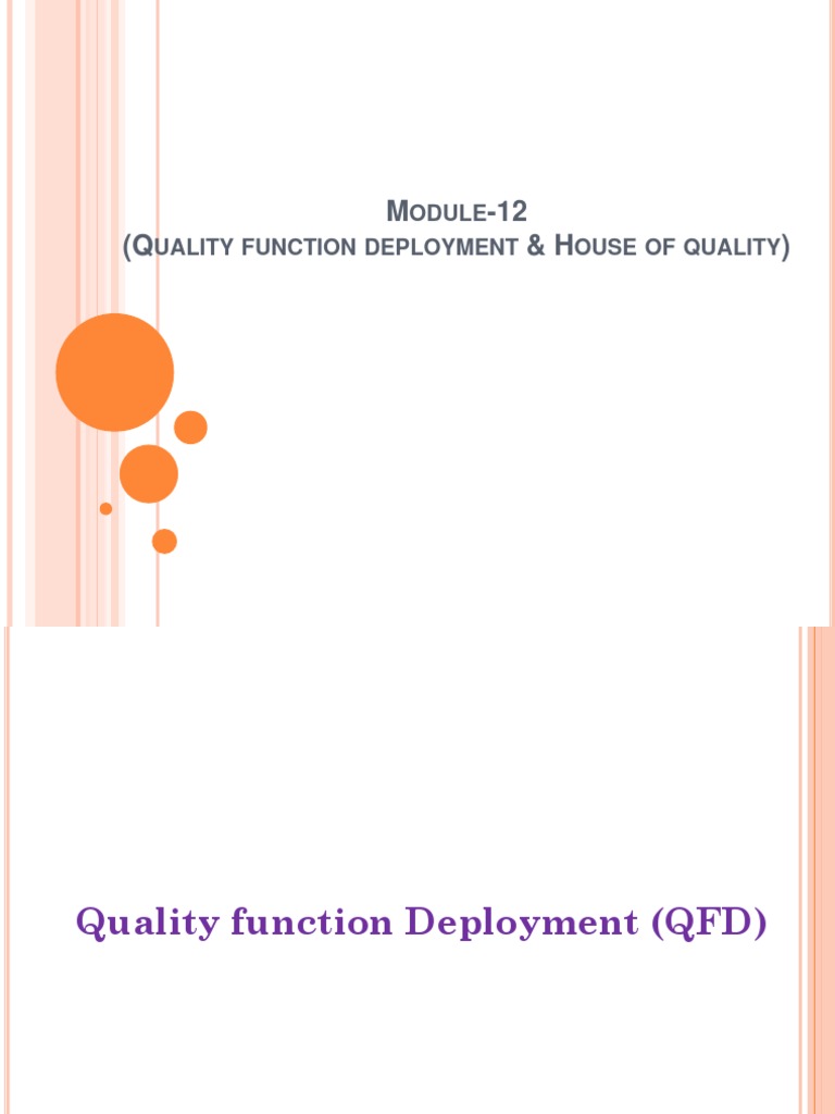 Quality Function Deployment | PDF | Design | Computing