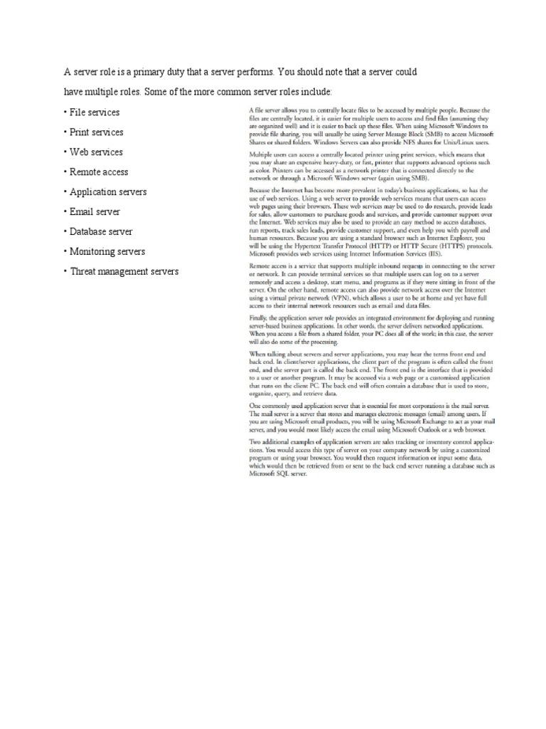 Server Fundamentals Notes | PDF | Active Directory | Group Policy