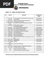 Contoh Daftar Jadwal / Rundown Acara Study Tour | PDF