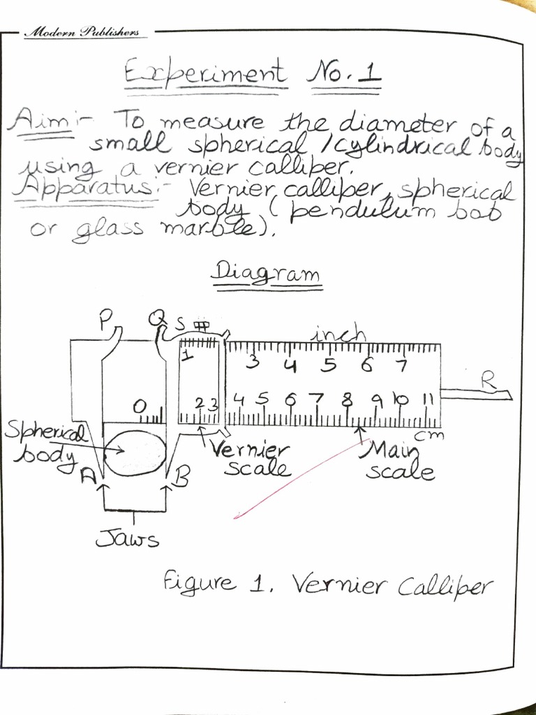 Class Plus One Practical 1 | PDF | Metrology
