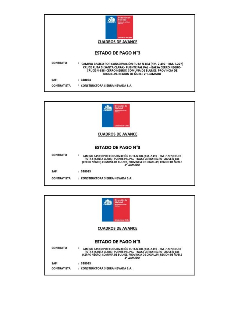 Cuadros Formato Mop Nº3 | PDF | Ingeniería de Edificación | Hormigón