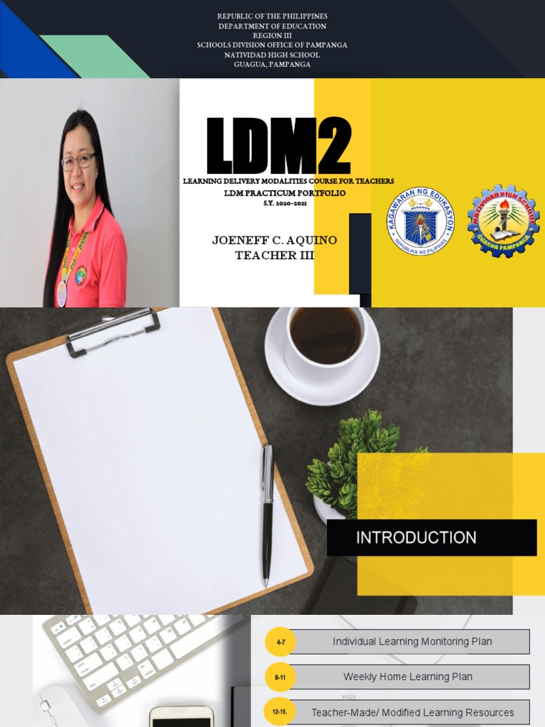 TEMPLATE LDM2 PORTFOLIO | PDF | Learning | Educational Technology