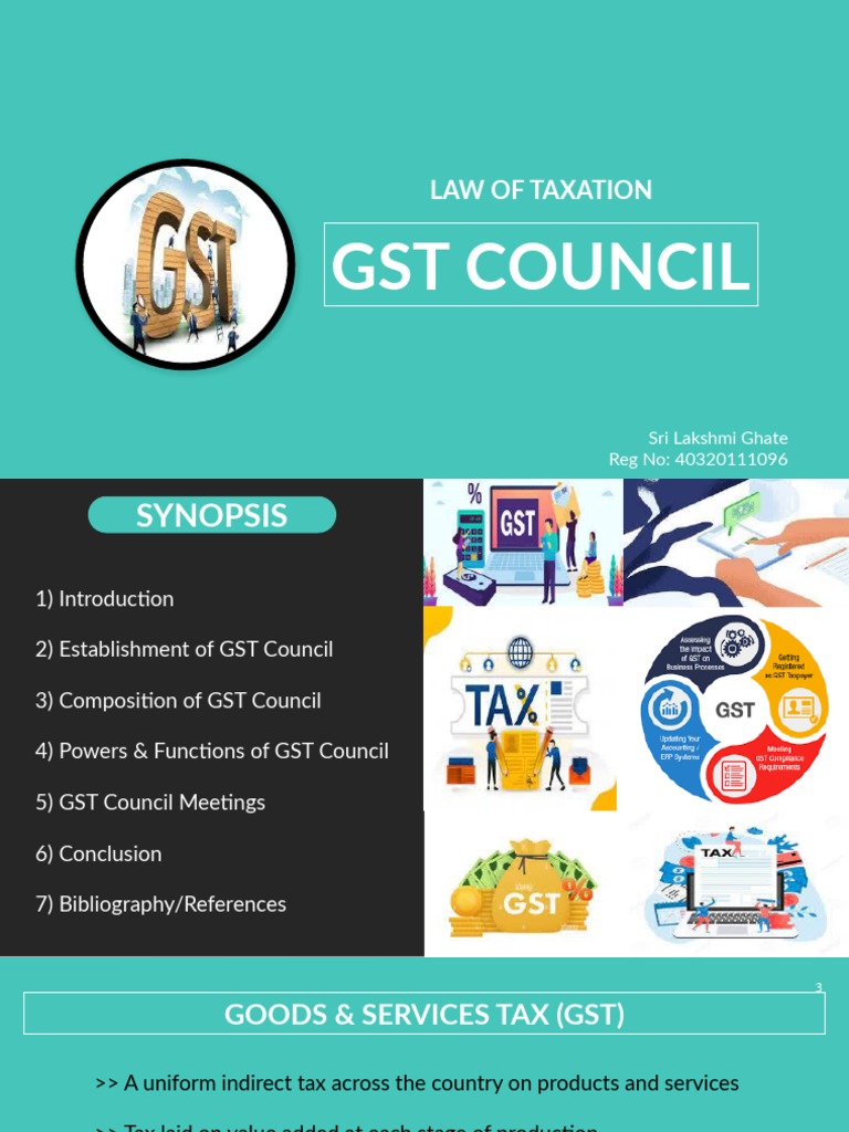 Law of Taxation - GST Council | Download Free PDF | Government ...