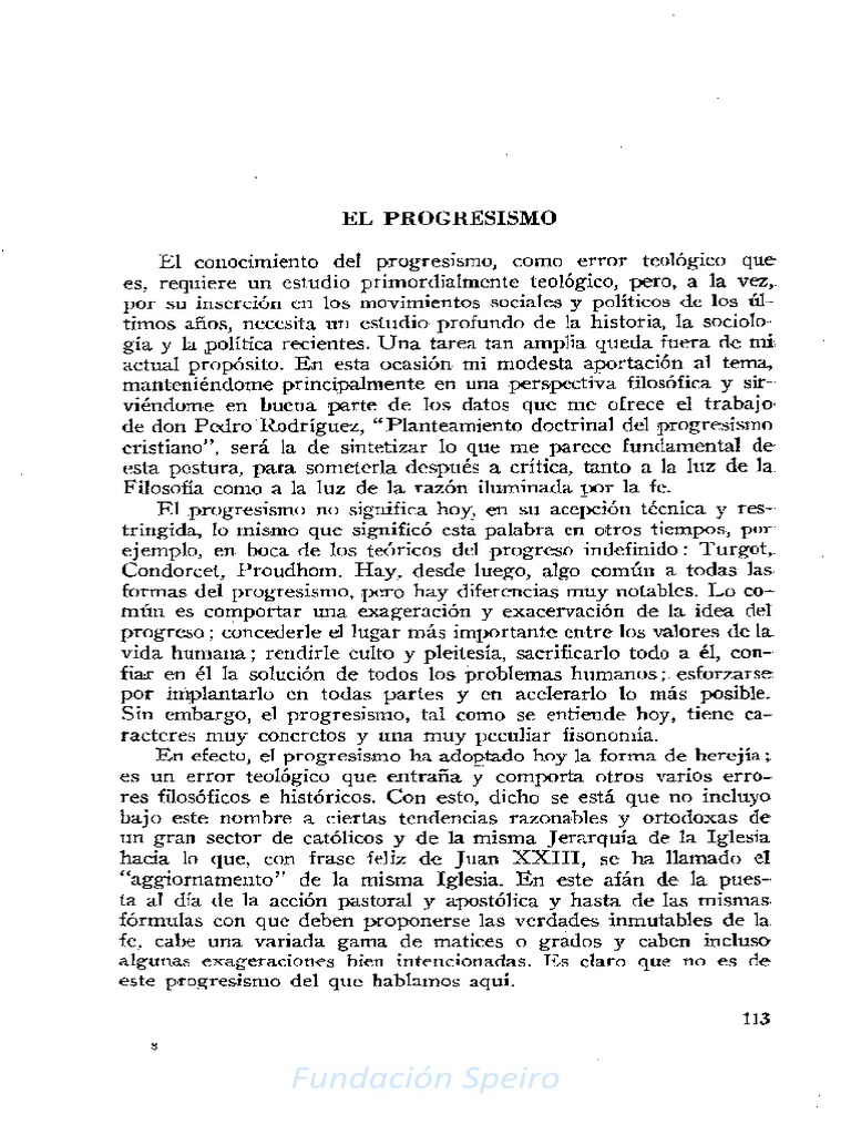 El Progresismo - Jesus Garcia Lopez | PDF | Iglesia Católica | marxismo