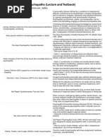 Hare Psychopathy Checklist Revised | PDF