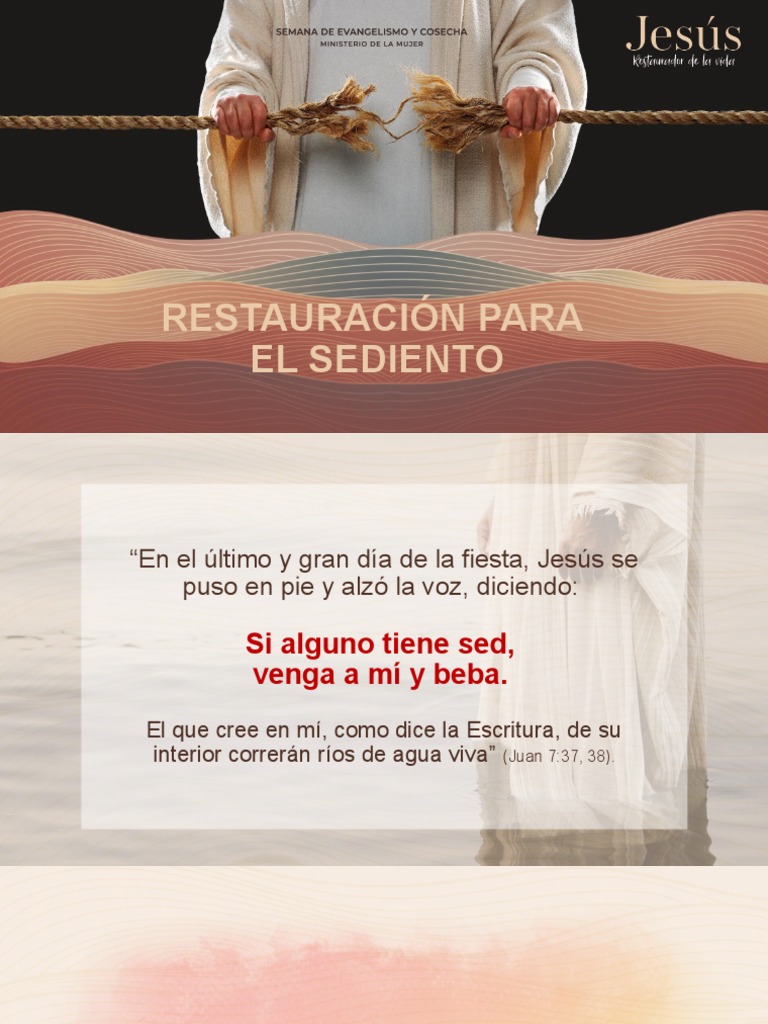 2022 - PPT - Sermón 08 - SEF - Jesús Restaurador de La Vida - ESP | PDF | Cristo (título ...