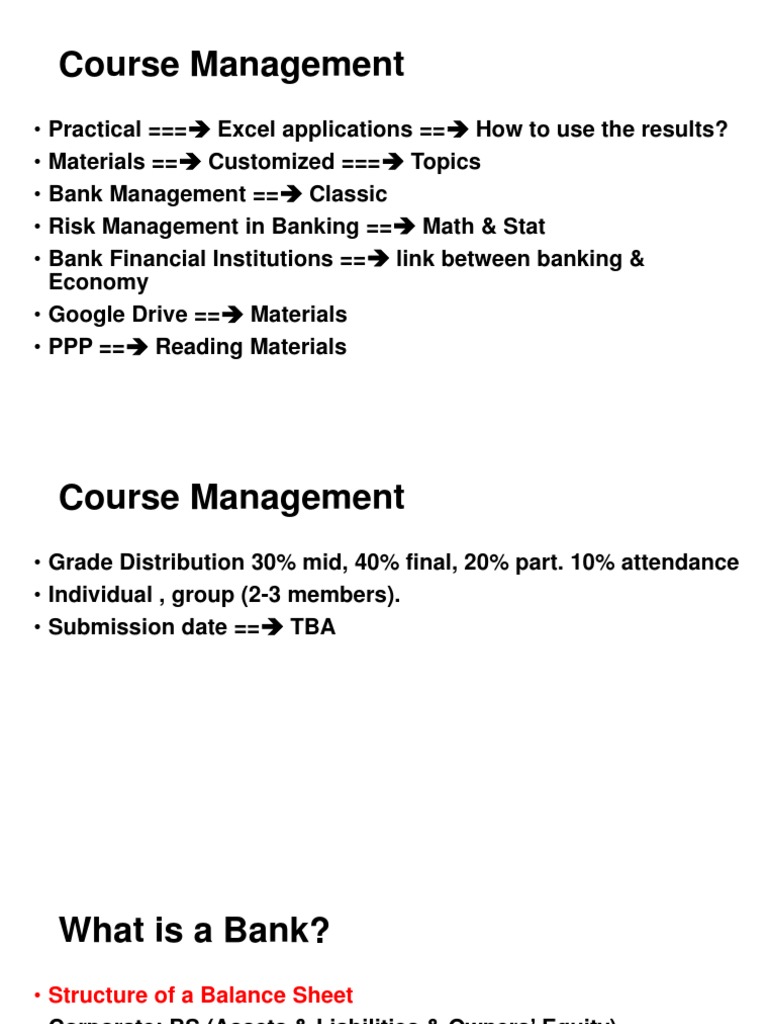Bank Management | PDF