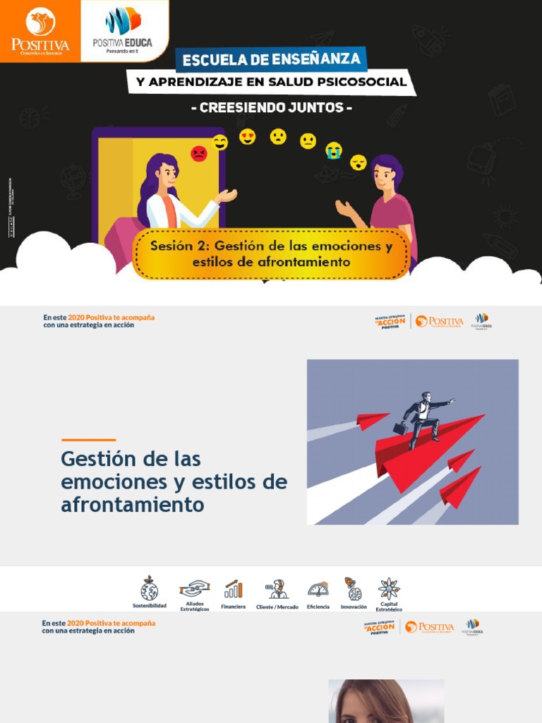 Gestion Emociones Estilos Afrontamiento | PDF | Las emociones ...
