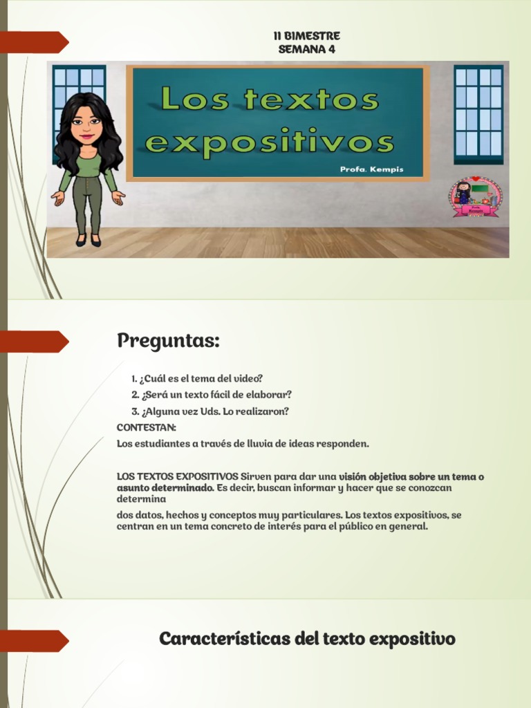 Análisis de los tipos de textos expositivos: divulgativos vs ...