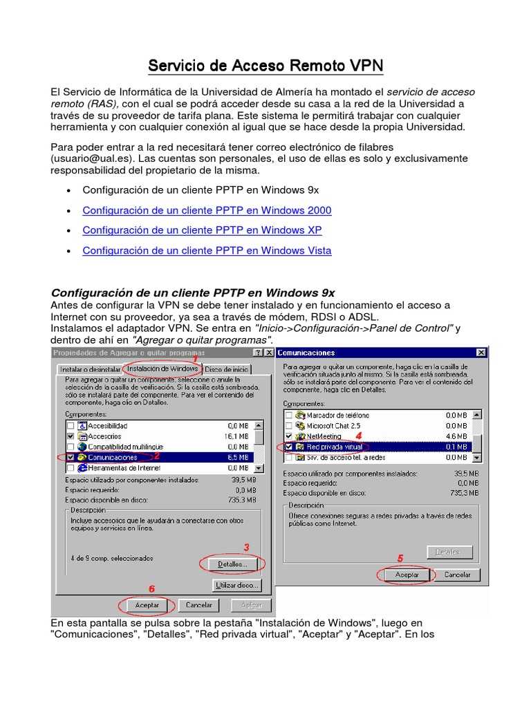 Servicio de Acceso Remoto VPN | PDF | Red privada virtual | Cortafuegos (informática)