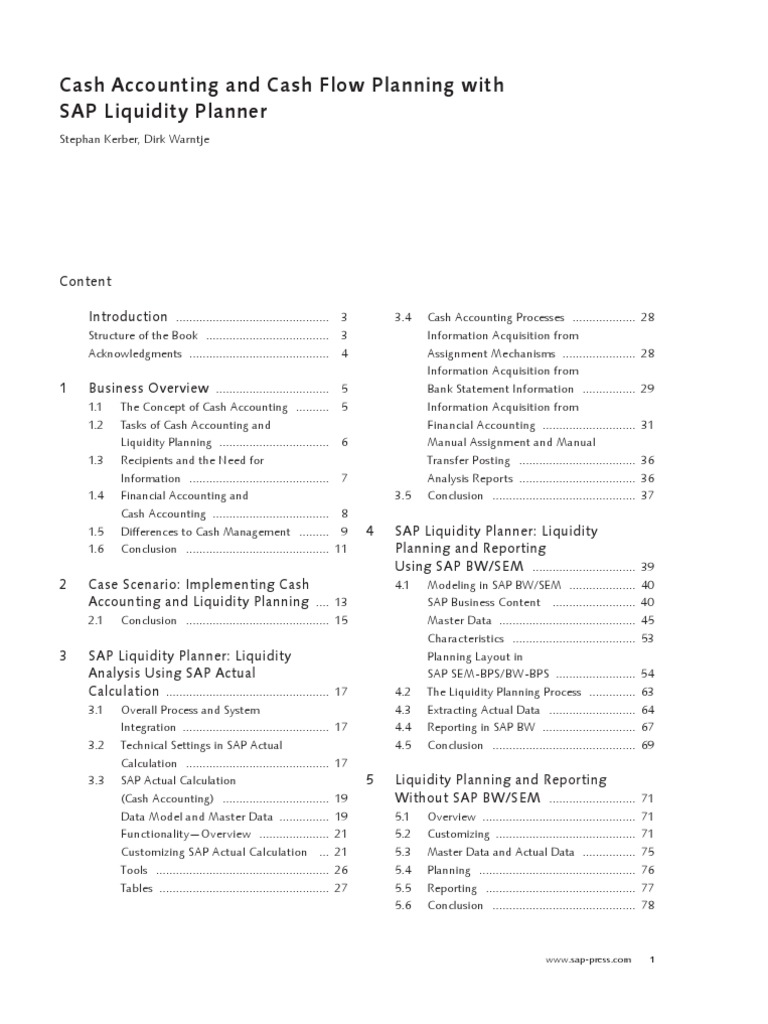 Sap Cash Flow | PDF | Balance Sheet | Market Liquidity