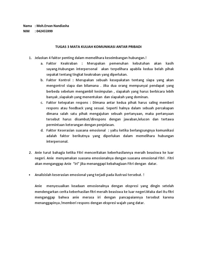 Tugas 3 SKOM4313-042455999 | PDF