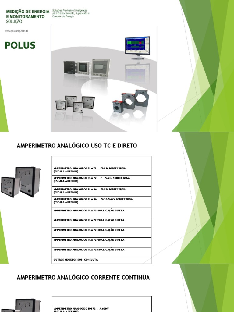 Catalogo Polus 2019 | PDF | Sinal Analógico | Sensor