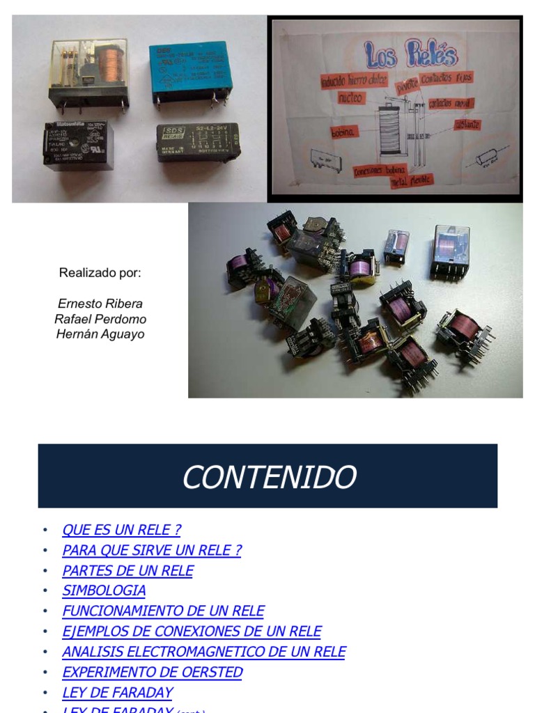 Relés Magnéticos y Su Funcionamiento | PDF | Relé | Campo magnético