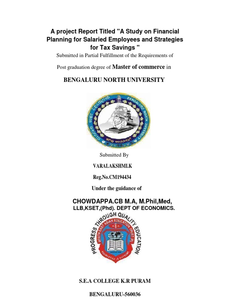 Vara Full Project | PDF | Taxes | Investing