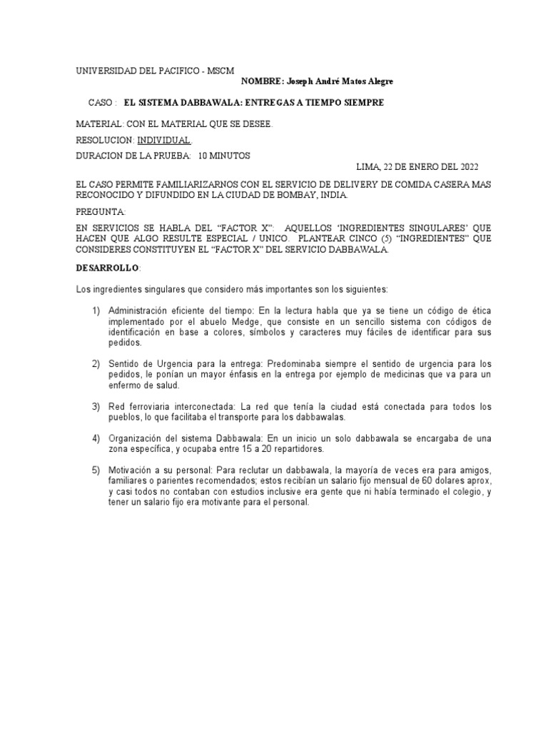 Quiz SCM 3 Joseph Matos | PDF