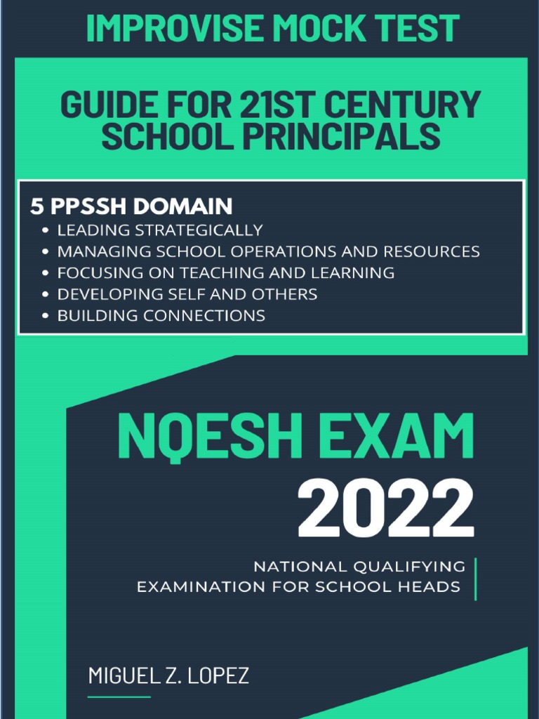 Nqesh Exam 2022 Guide For 21ST Century School Principals | PDF ...