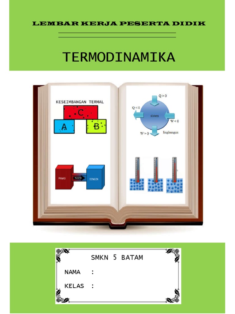 LKPD Termodinamika Pegangan Siswa | PDF | Metode & Bahan Ajar | Sains & Matematika