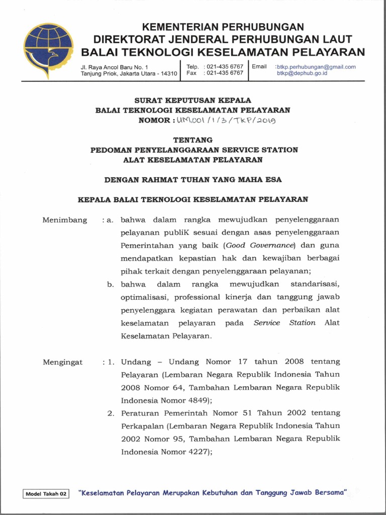 SK Ka BTKP UM001 2019 | PDF