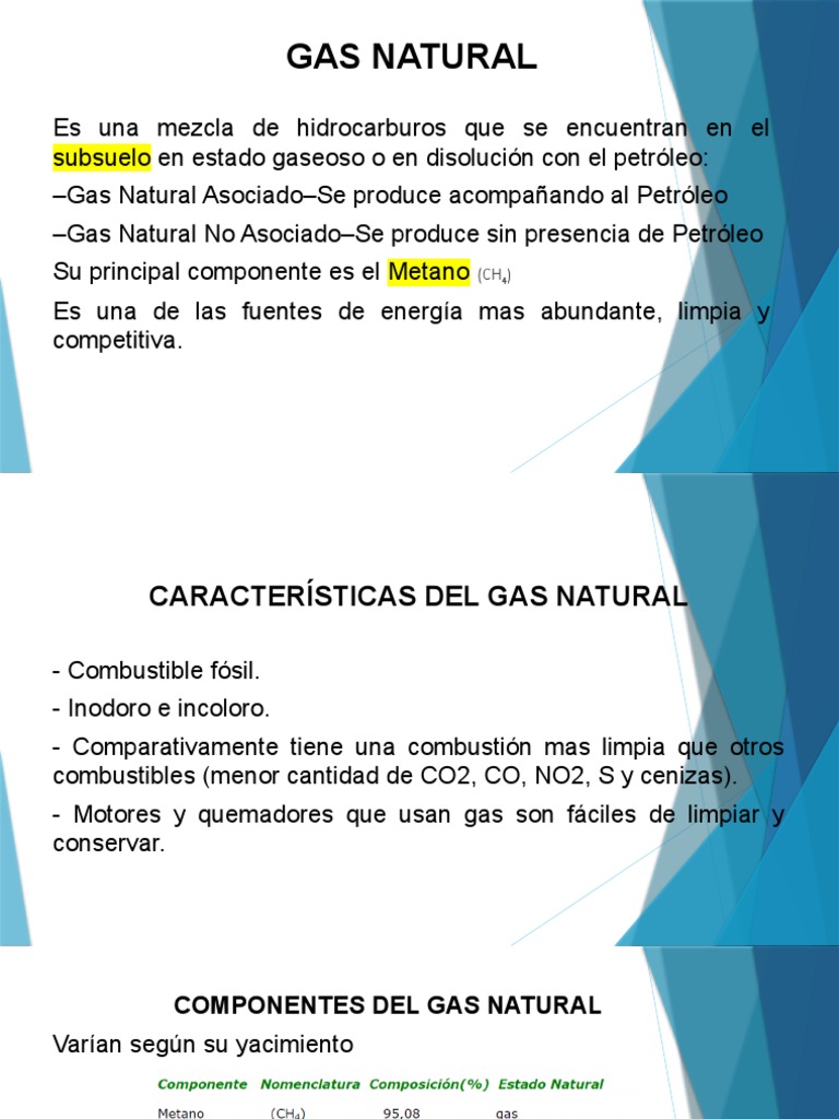 Sesion 002 GAS | PDF | Gas natural licuado | Gas natural