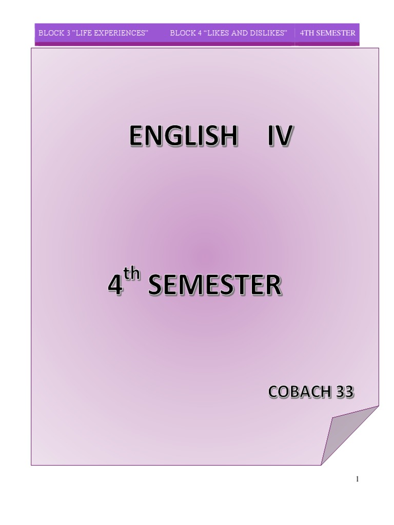 3rd PARTIAL-ENGLISH IV | PDF | Perfect (Grammar) | Grammatical Tense