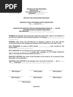 Resolution Approving Barangay GAD Plan and Budget | PDF | Justice ...