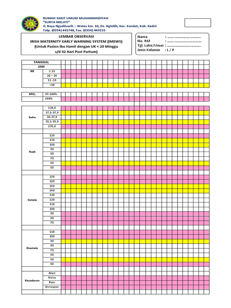 Lembar Observasi IMEWS | PDF