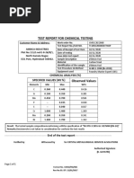 Aluminium 3rd Party Test Report Sample | PDF | Sets Of Chemical ...