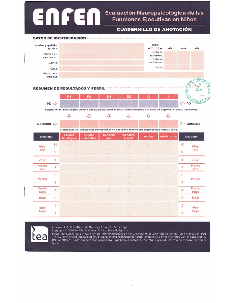 Cuadernillo Enfen | PDF