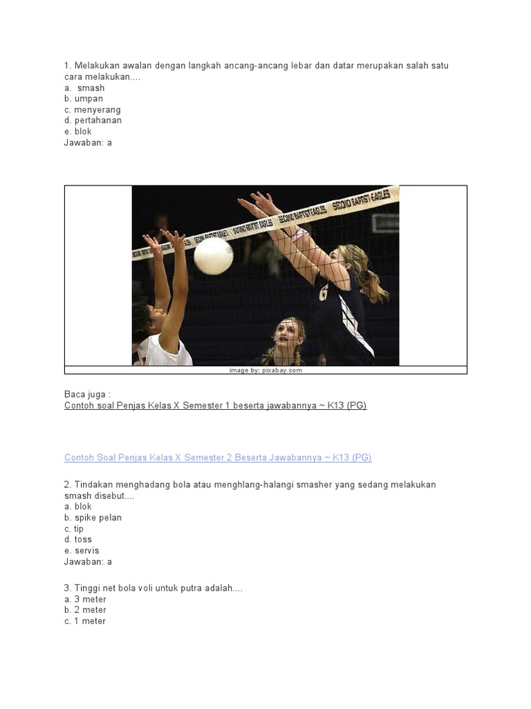 Soal Penjas (UKK) | PDF