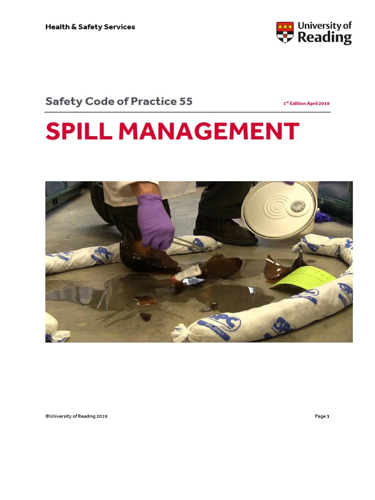 Spill Management: Safety Code of Practice 55 | Download Free PDF ...