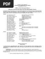 Declaration of State of Calamity | PDF | Flood | State Of Emergency