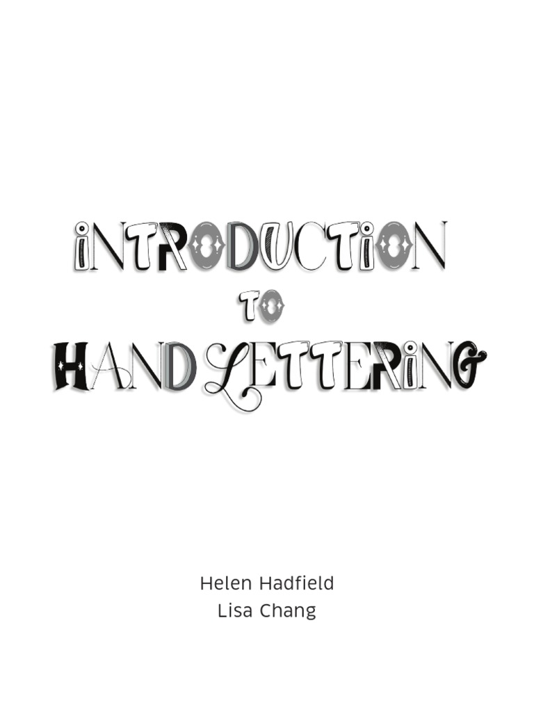 Introduction To Lettering | PDF | Serif | Calligraphy