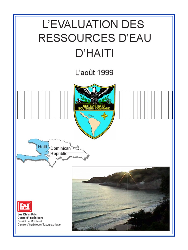 Haiti Ressource Eau | PDF | Eau | Haïti