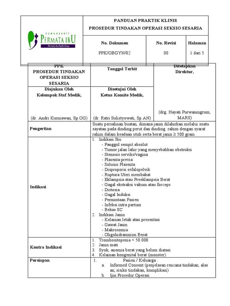 PPK Rspi SC Obgyn | PDF