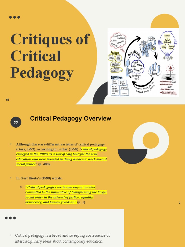 Critiques of Critical Pedagogy | PDF | Teachers | English As A Second ...