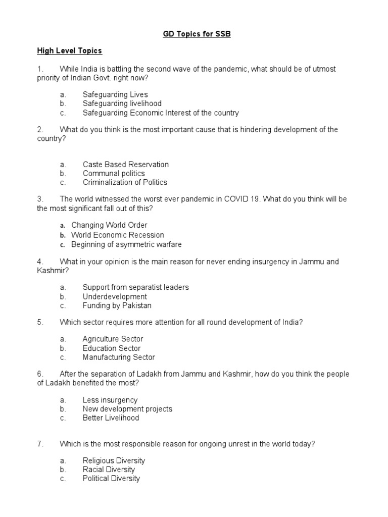 GD Topics For SSB | PDF | Poverty & Homelessness | Poverty