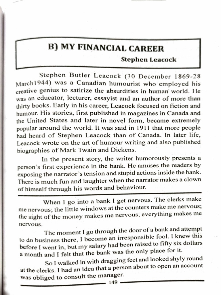 My Financial Career | PDF